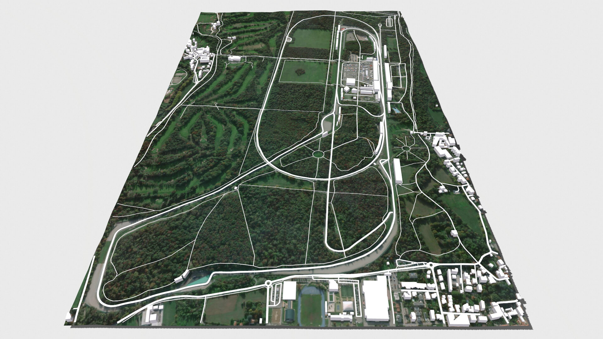 Autodromo Nazionale Monza Italy - 3D Model by clickshop3d