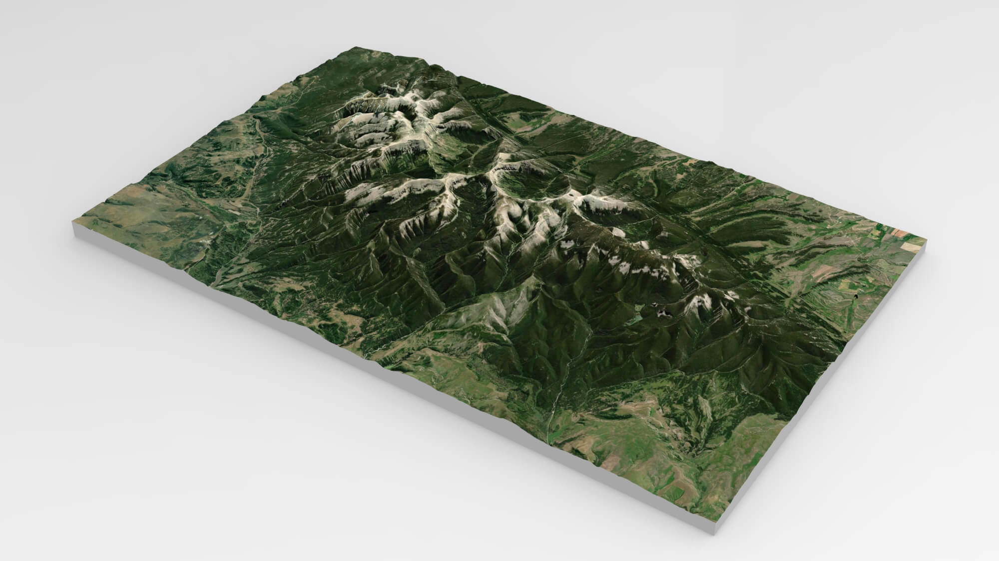 Big Snowy Wilderness Study Area - 3D Model by clickshop3d