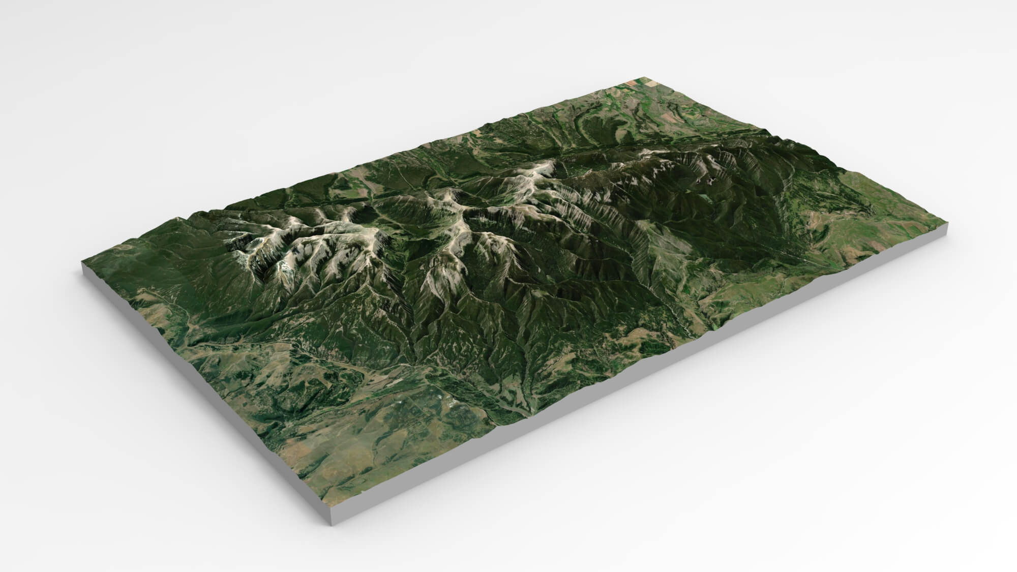 Big Snowy Wilderness Study Area - 3D Model by clickshop3d