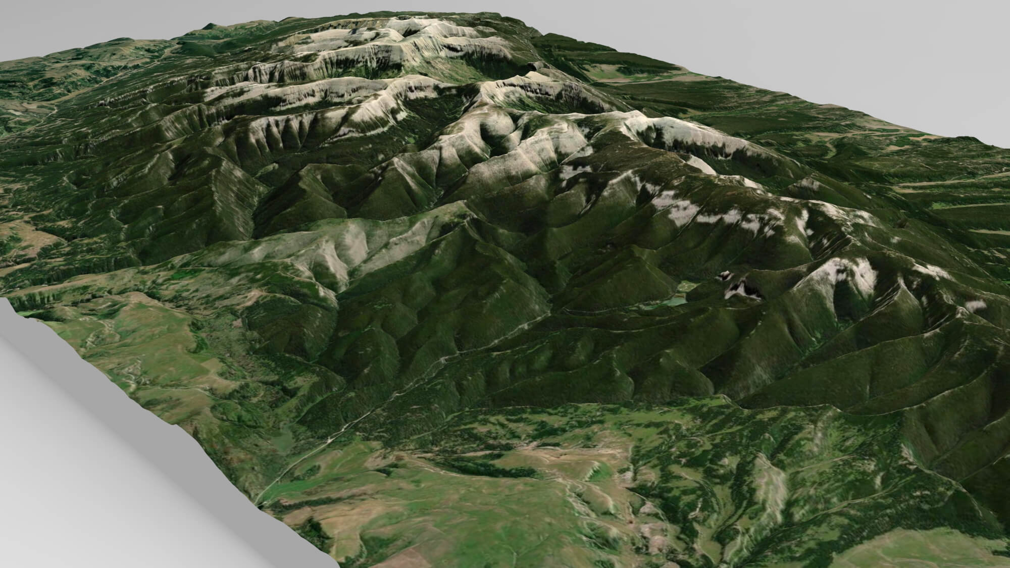 Big Snowy Wilderness Study Area - 3D Model by clickshop3d