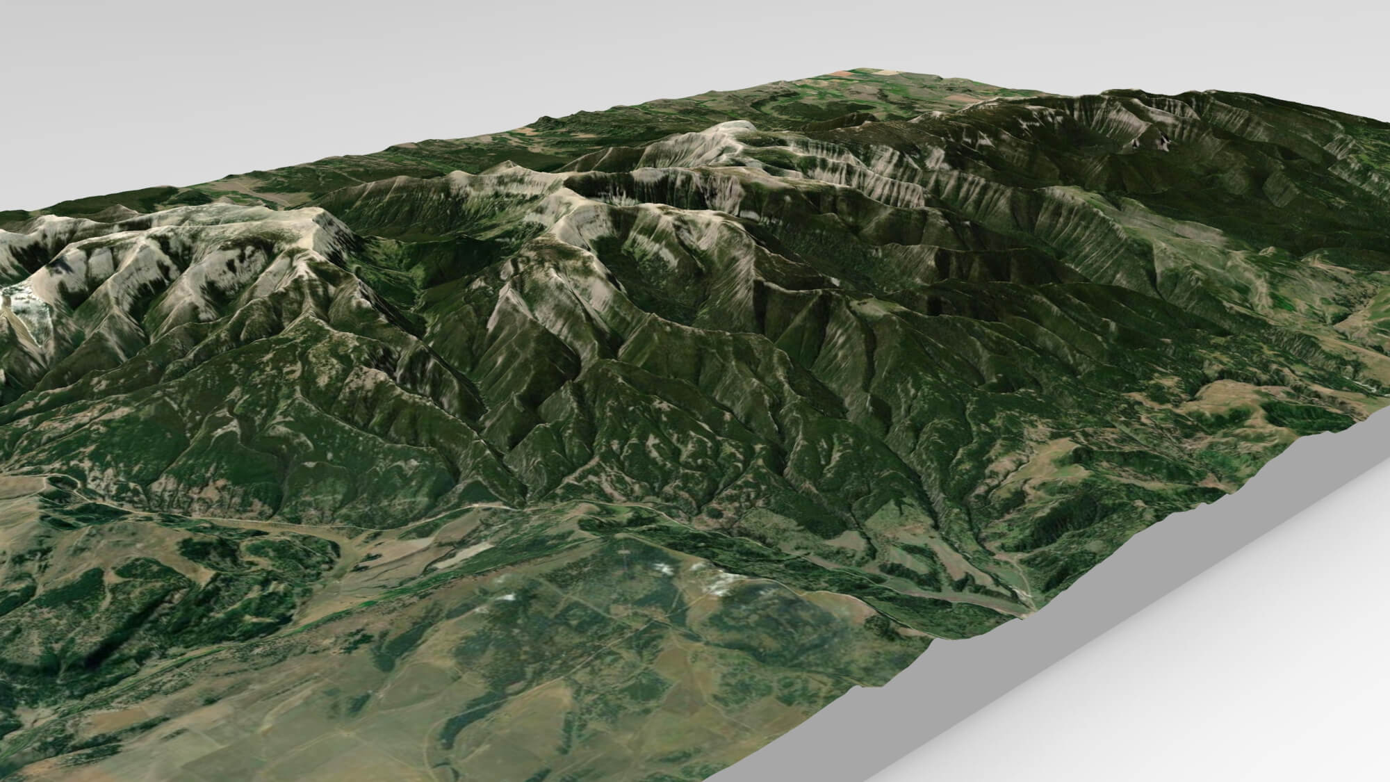 Big Snowy Wilderness Study Area - 3D Model by clickshop3d