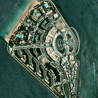 Bluewaters Island Dubai Marina Area UAE - 3D Model by clickshop3d