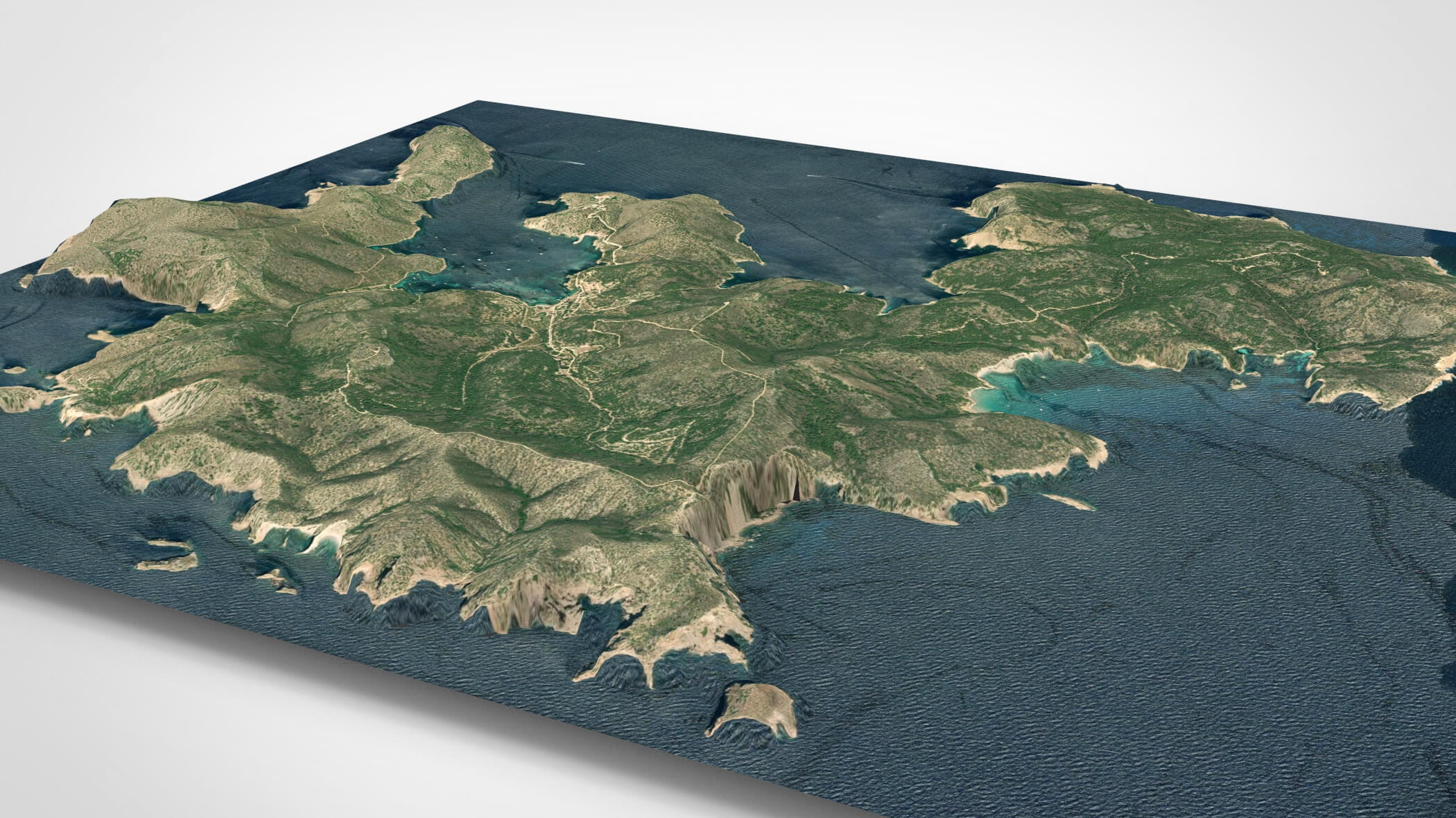 Cabrera Balearic Islands Spain - 3D Model by clickshop3d