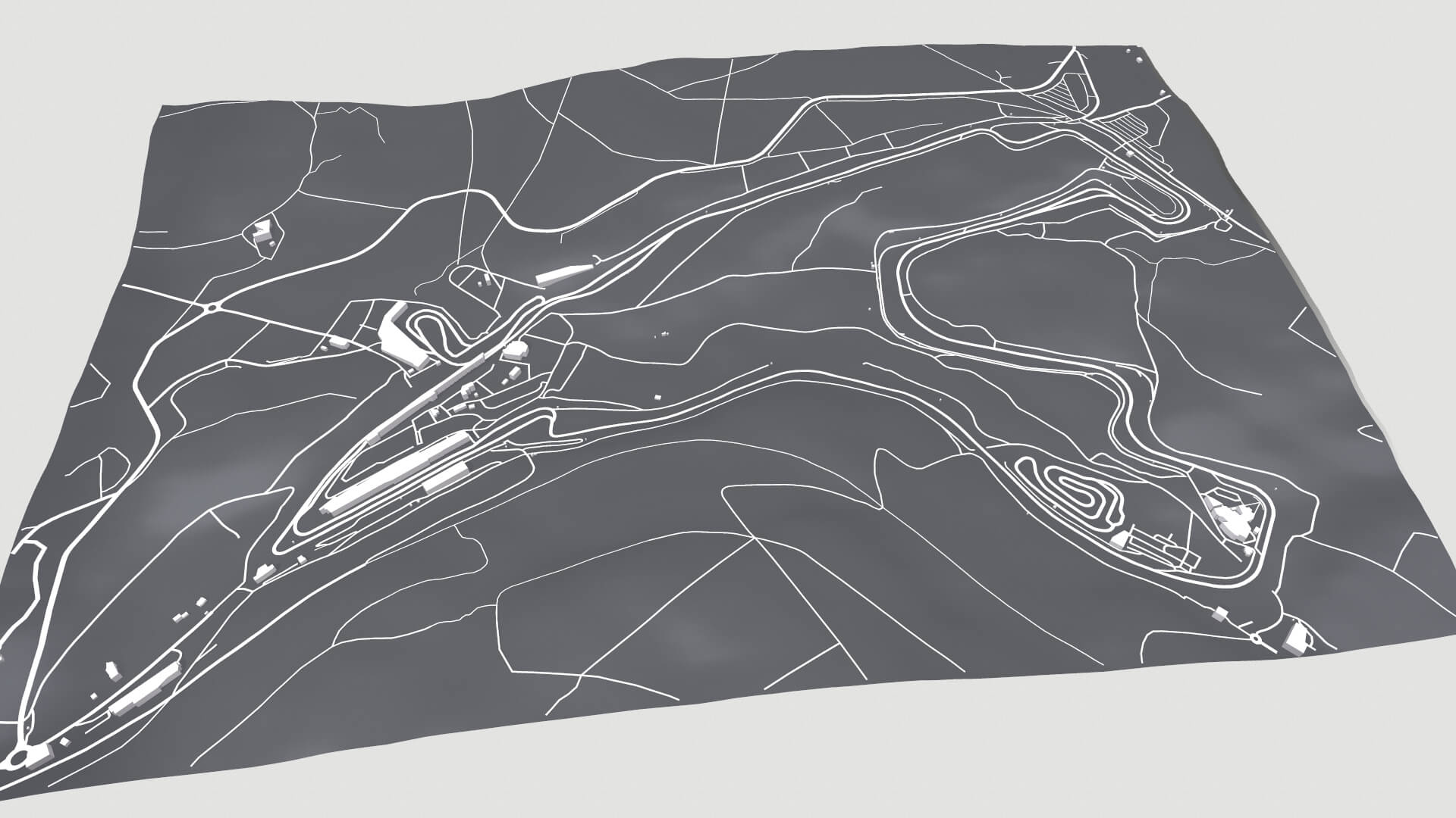 Circuit De Spa Francorchamps Belgium - 3D Model by clickshop3d