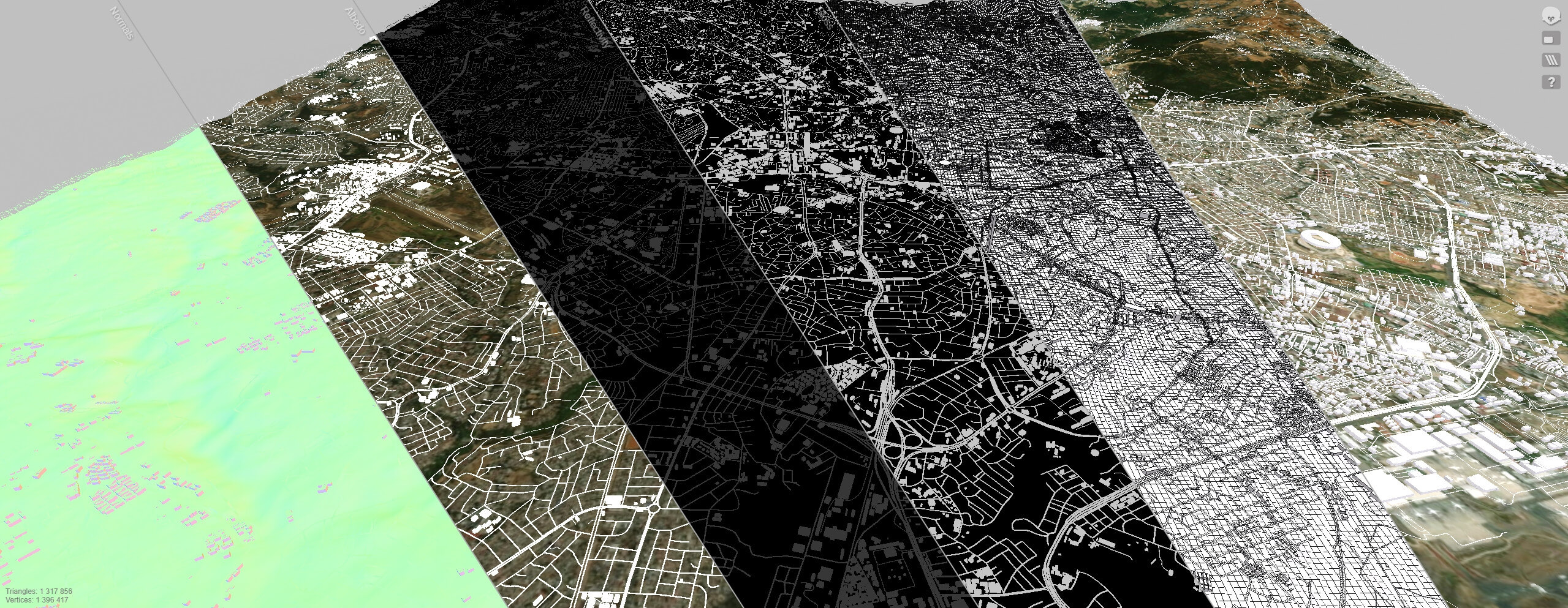 Cityscape Addis Ababa Ethiopia - 3D Model by clickshop3d