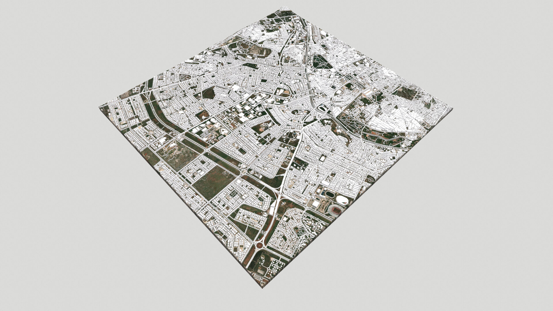 Cityscape Aleppo Syria - 3D Model by clickshop3d