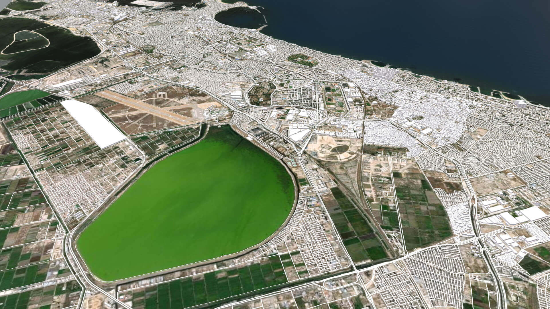 Cityscape Alexandria Egypt - 3D Model by clickshop3d