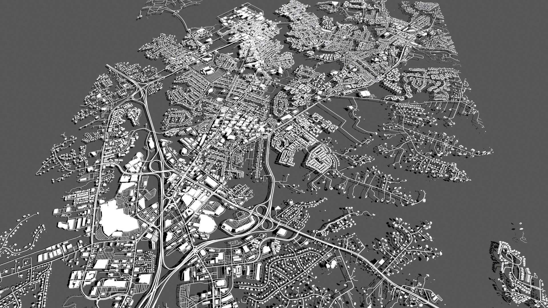 Cityscape Annapolis Maryland United States - 3D Model by clickshop3d