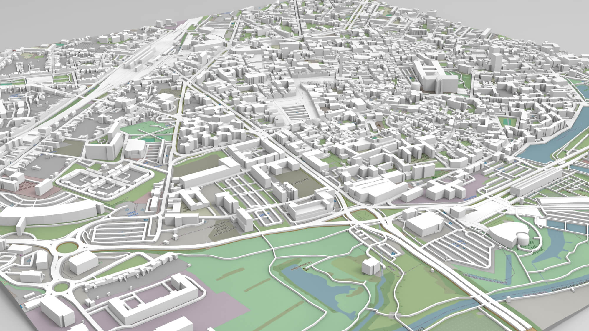 Cityscape Arras France - 3D Model by clickshop3d