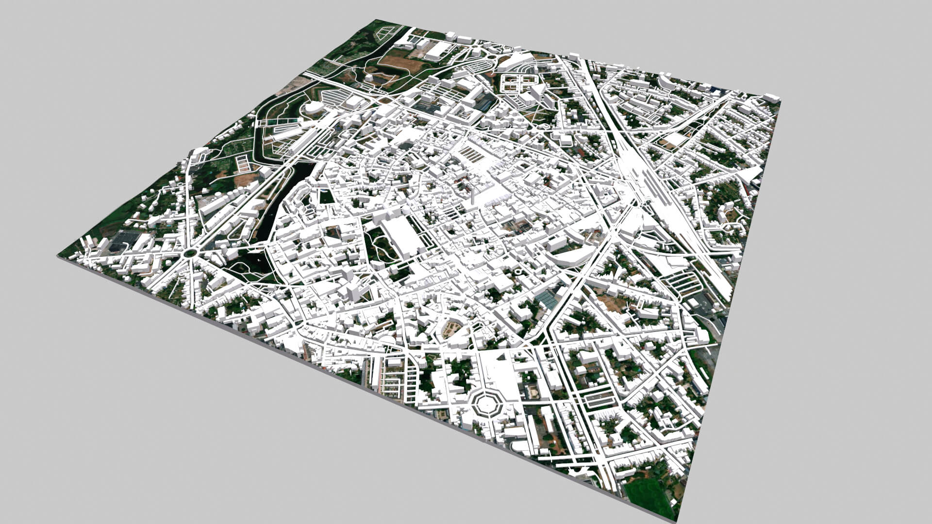 Cityscape Arras France - 3D Model by clickshop3d