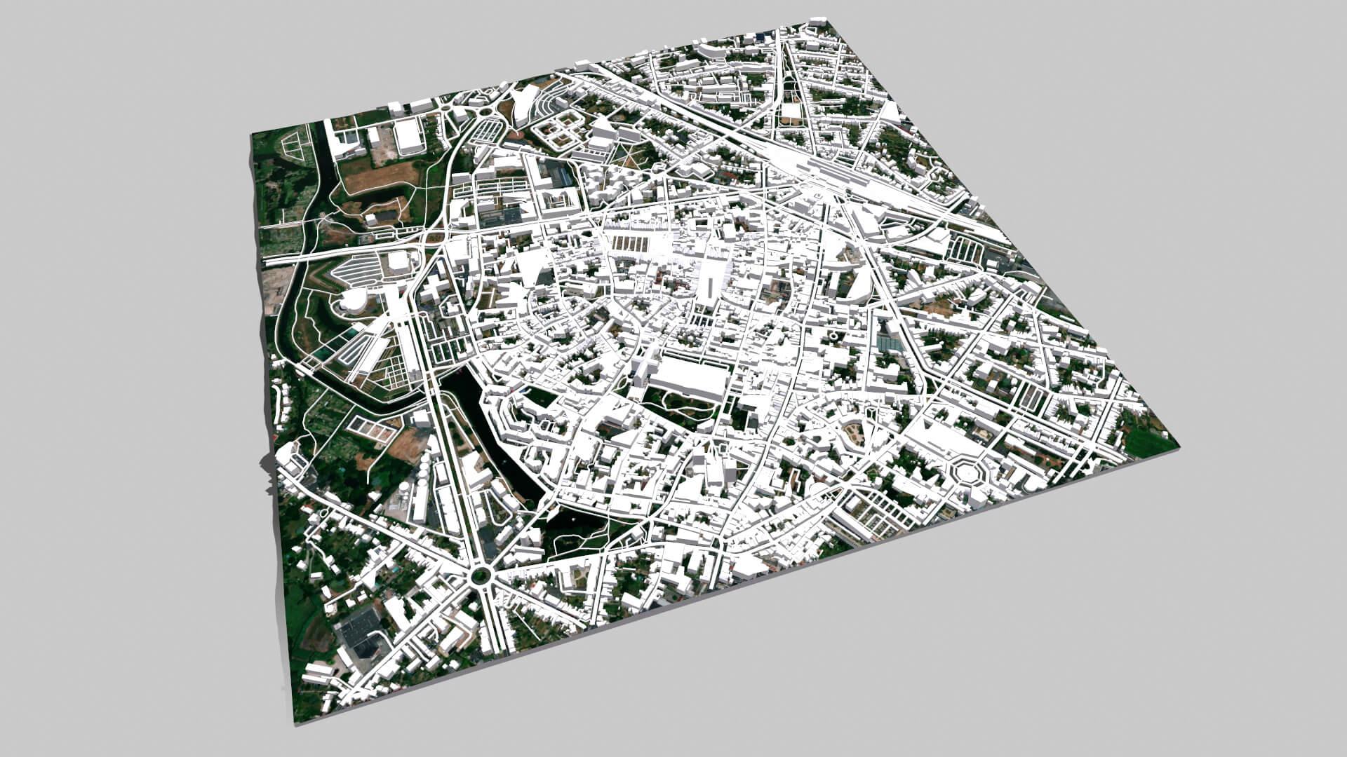 Cityscape Arras France - 3D Model by clickshop3d