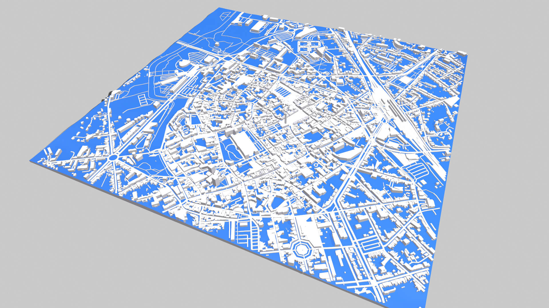 Cityscape Arras France - 3D Model by clickshop3d