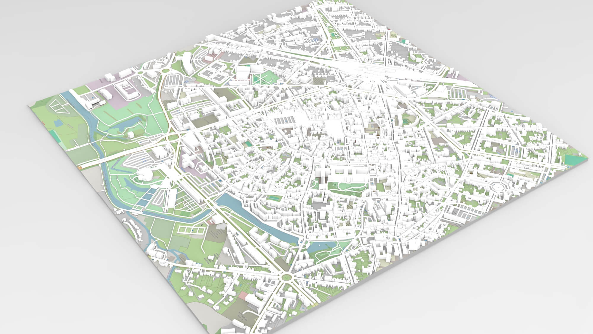 Cityscape Arras France - 3D Model by clickshop3d