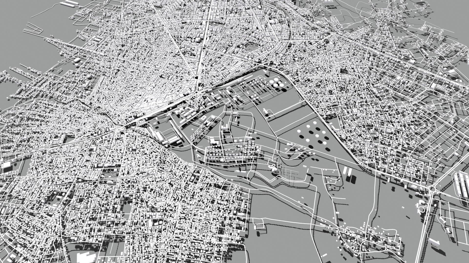 Cityscape Batman Turkey - 3D Model by clickshop3d