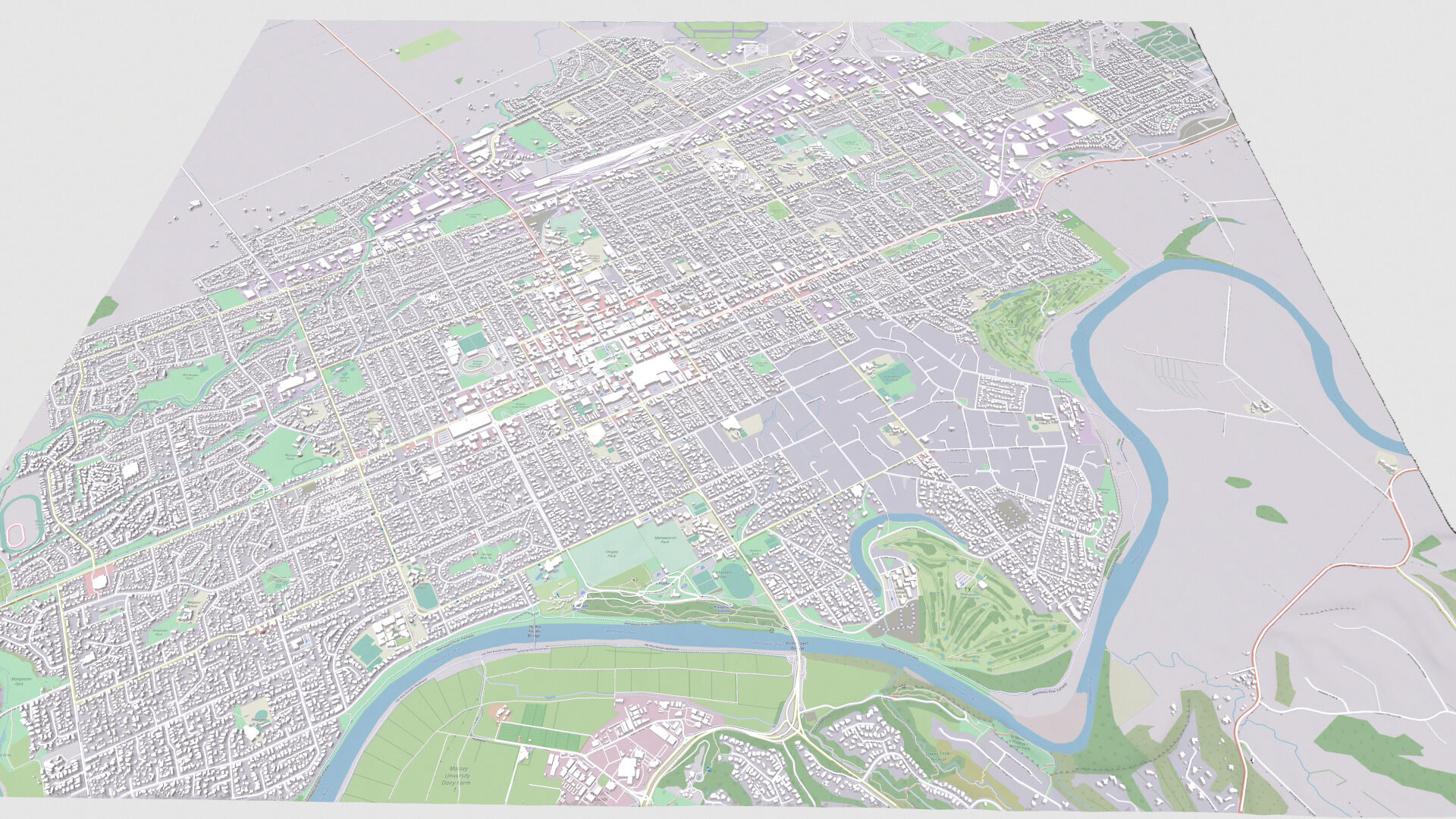 Cityscape Beer Sheva Israel - 3D Model by clickshop3d