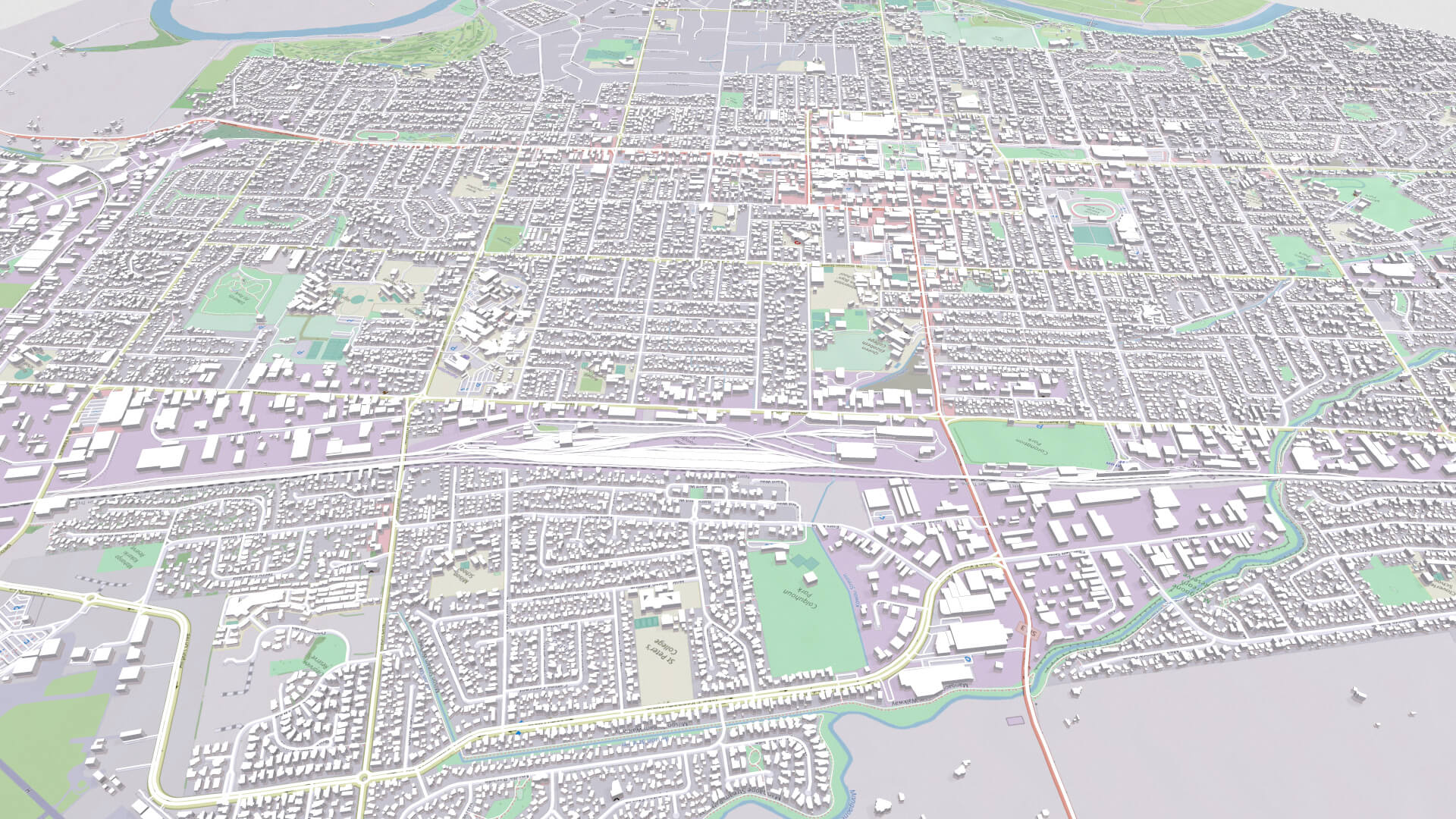 Cityscape Beer Sheva Israel - 3D Model by clickshop3d