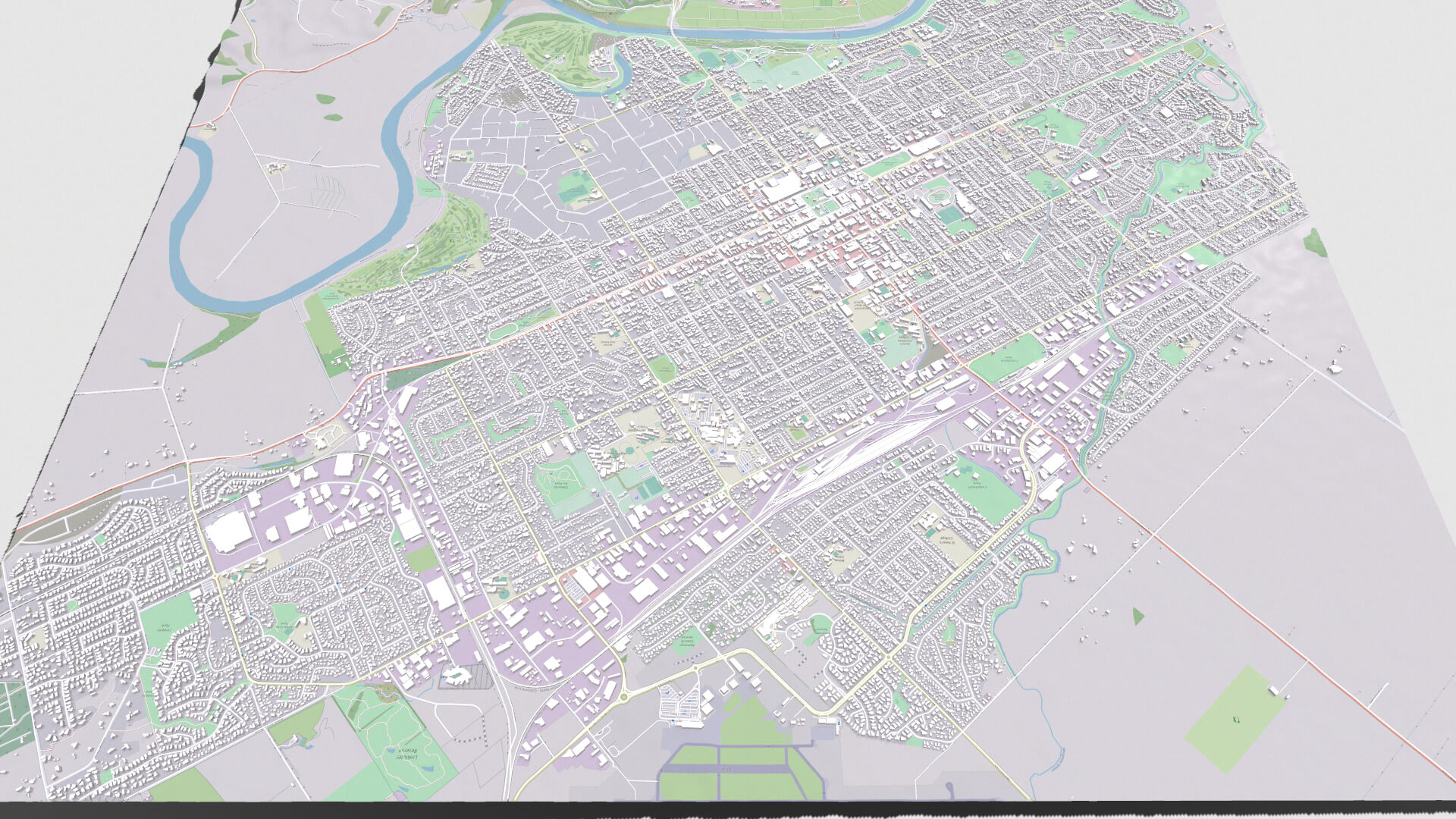 Cityscape Beer Sheva Israel - 3D Model by clickshop3d