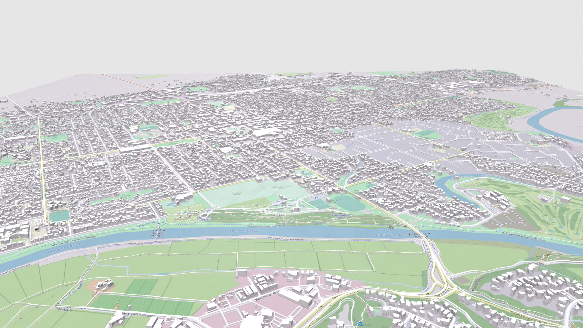 Cityscape Beer Sheva Israel - 3D Model by clickshop3d