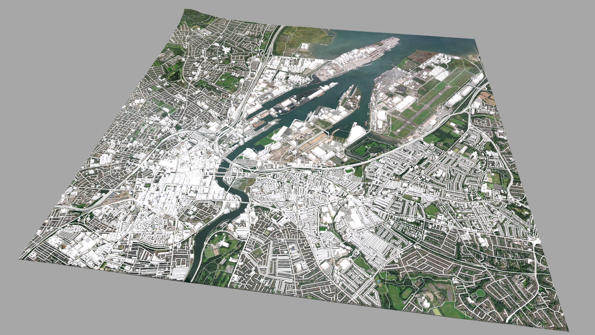 Cityscape Belfast Ireland - 3D Model by clickshop3d