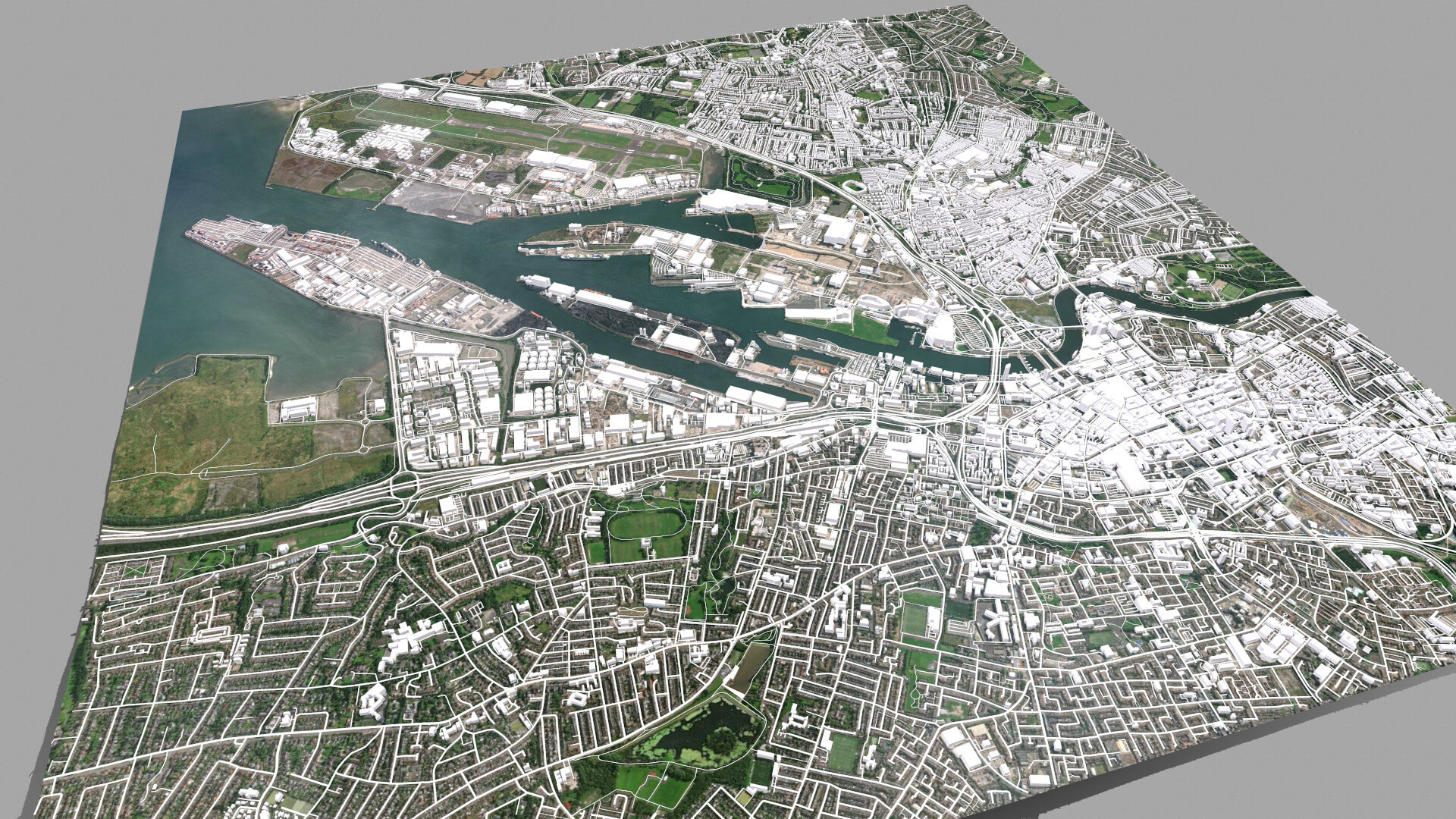 Cityscape Belfast Ireland - 3D Model by clickshop3d