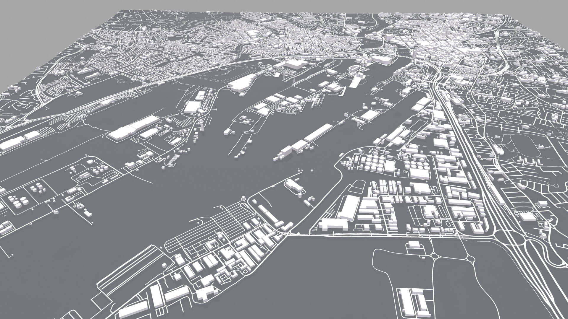 Cityscape Belfast Ireland - 3D Model by clickshop3d