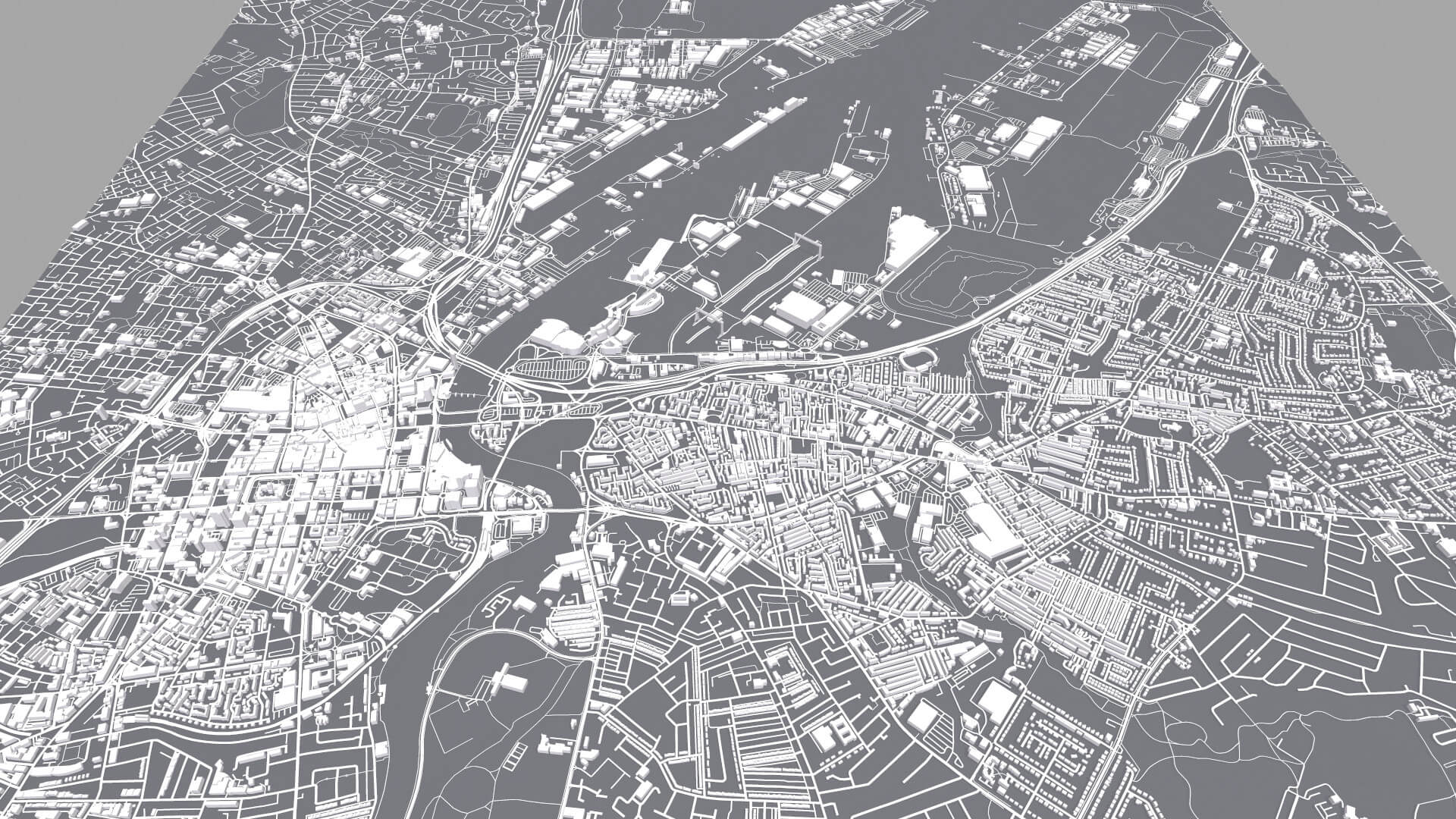 Cityscape Belfast Ireland - 3D Model by clickshop3d