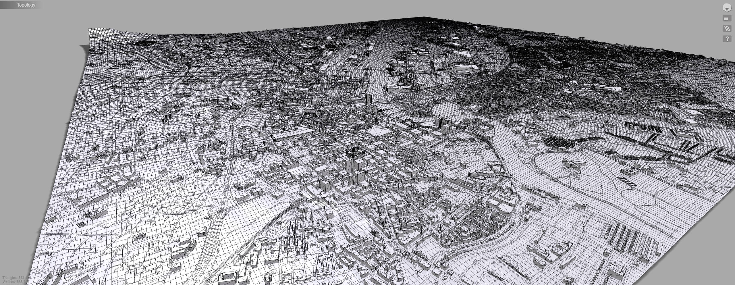 Cityscape Belfast Ireland - 3D Model by clickshop3d