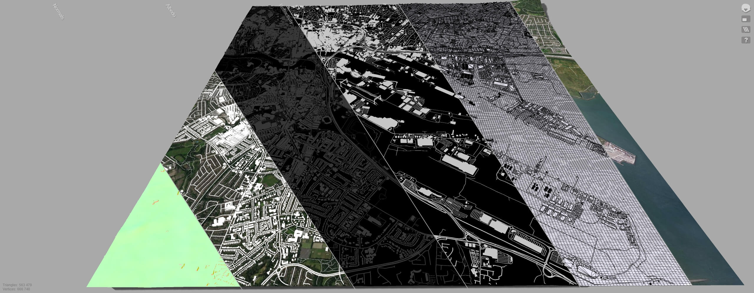 Cityscape Belfast Ireland - 3D Model by clickshop3d