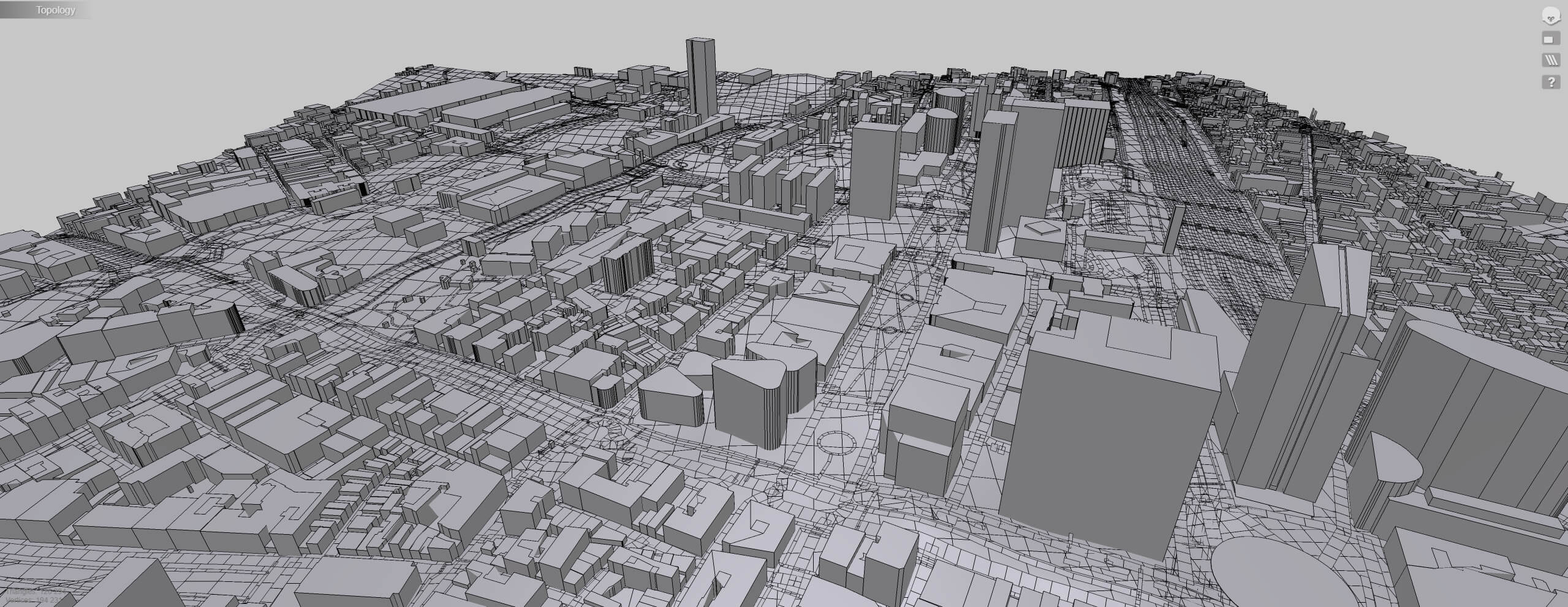 Cityscape Brussels Belgium - 3D Model by clickshop3d