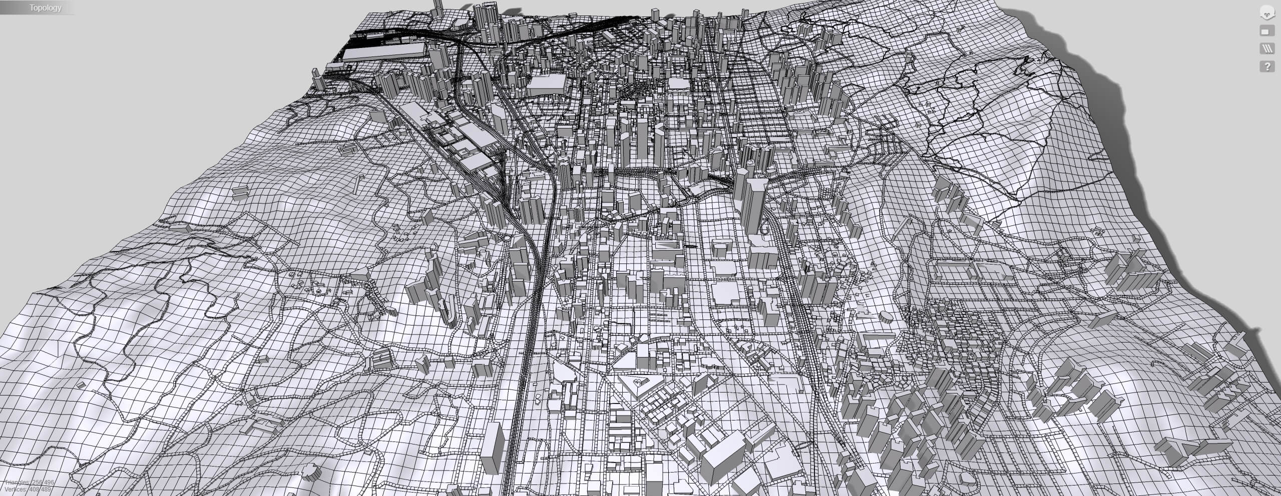 Cityscape Busan South Korea - 3D Model by clickshop3d