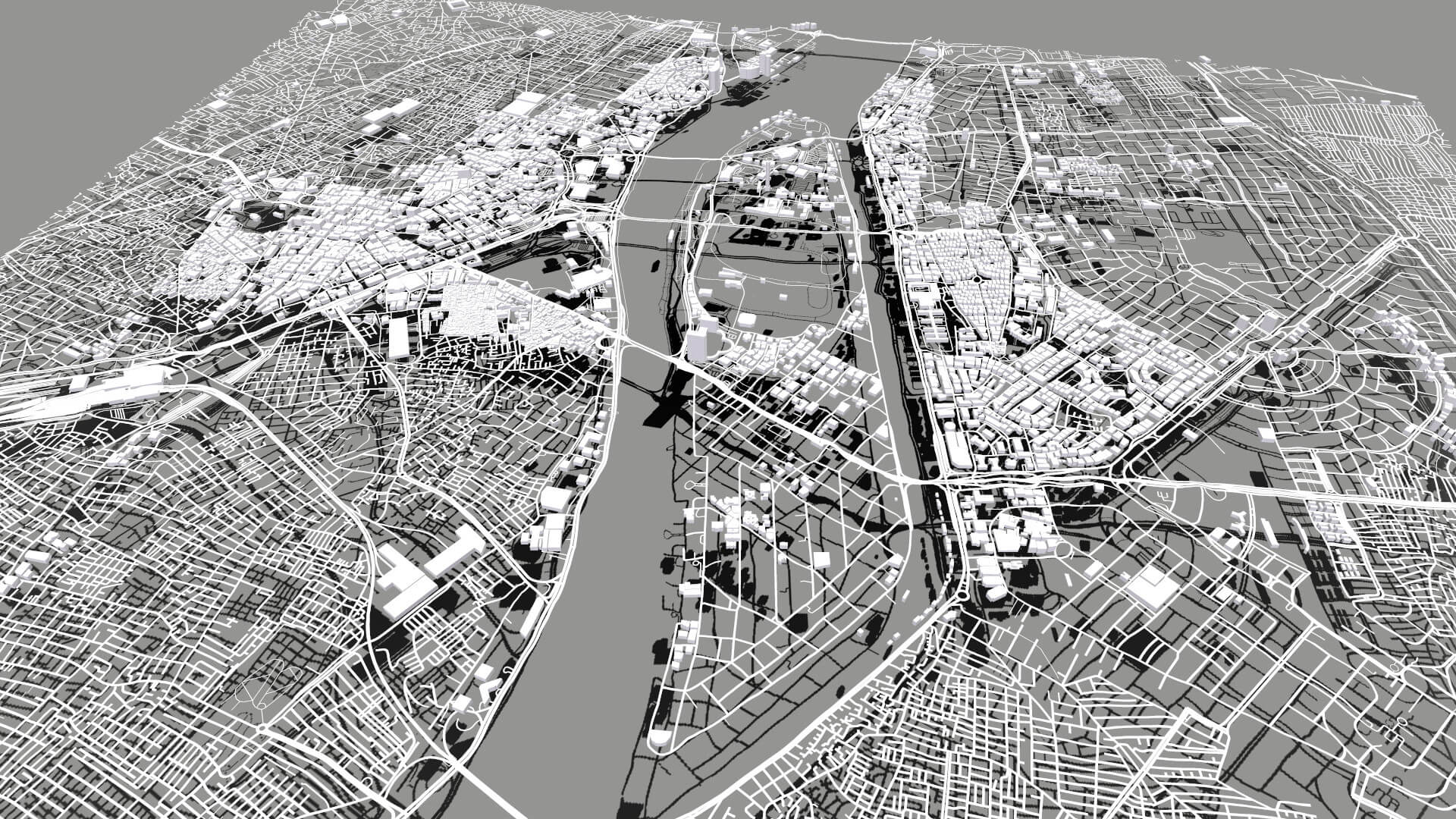 Cityscape Cairo Egypt - 3D Model by clickshop3d