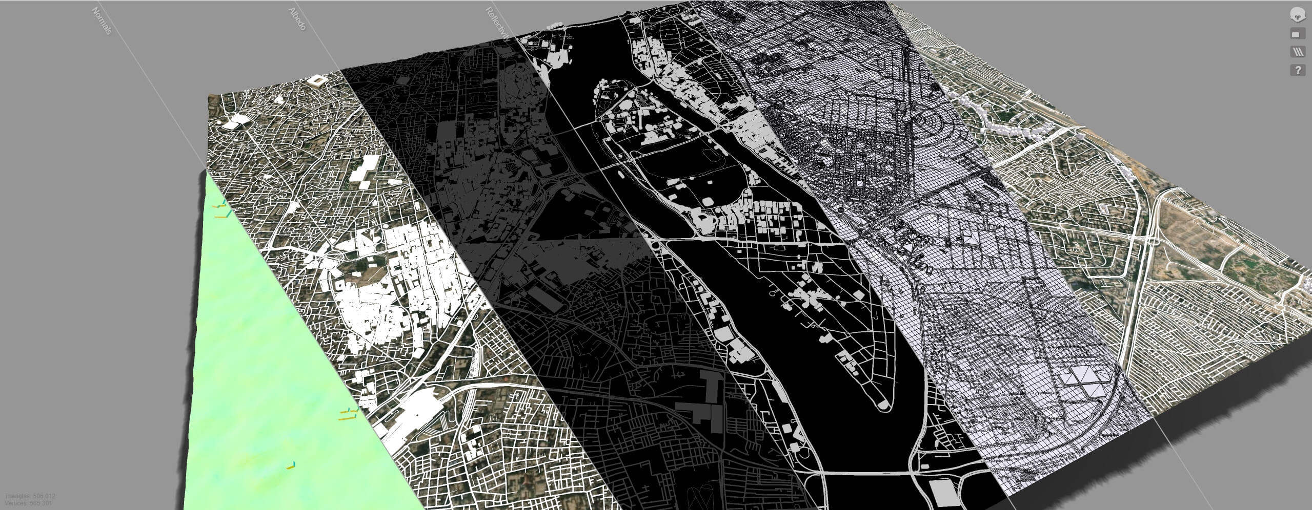 Cityscape Cairo Egypt - 3D Model by clickshop3d