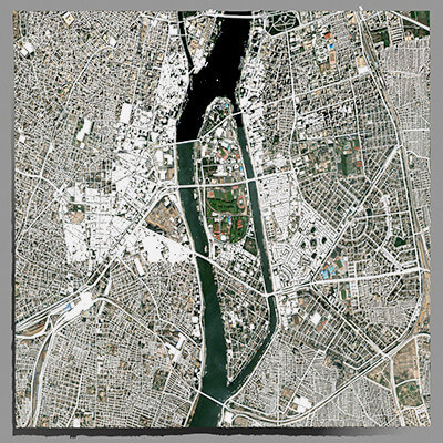 Cityscape Cairo Egypt - 3D Model by clickshop3d