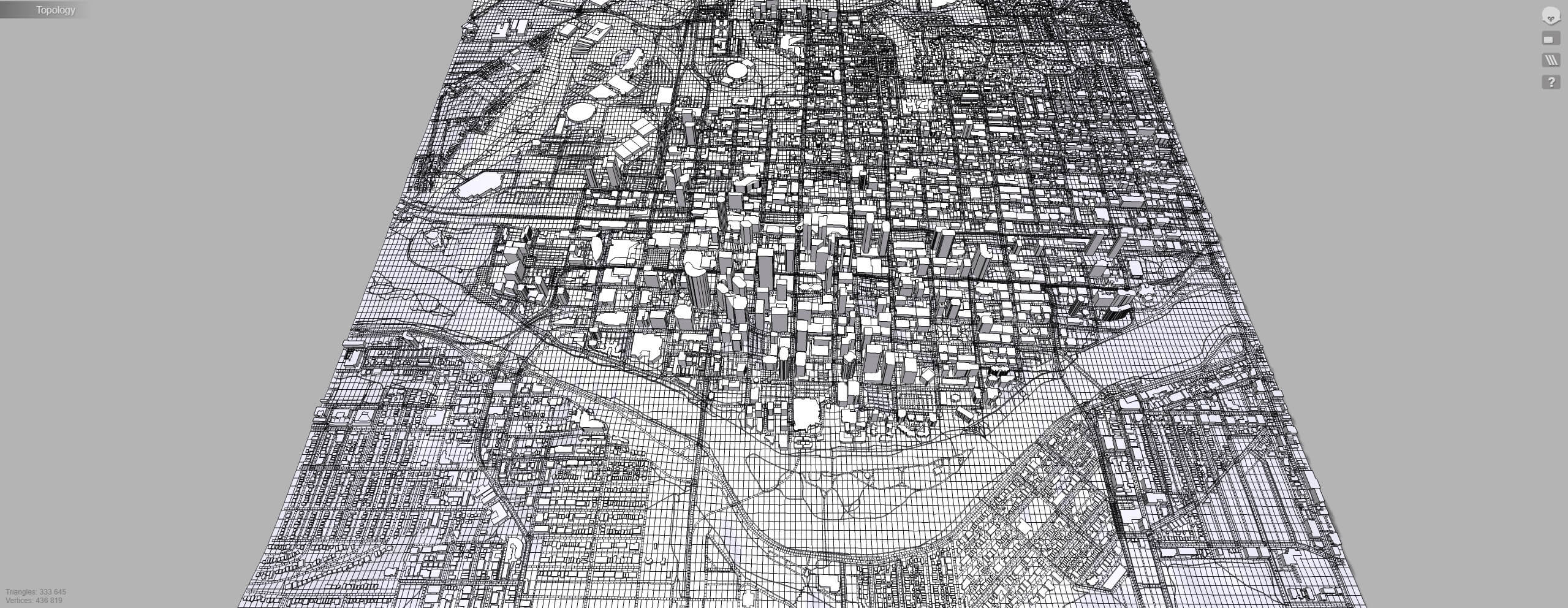 Cityscape Calgary Canada - 3D Model by clickshop3d