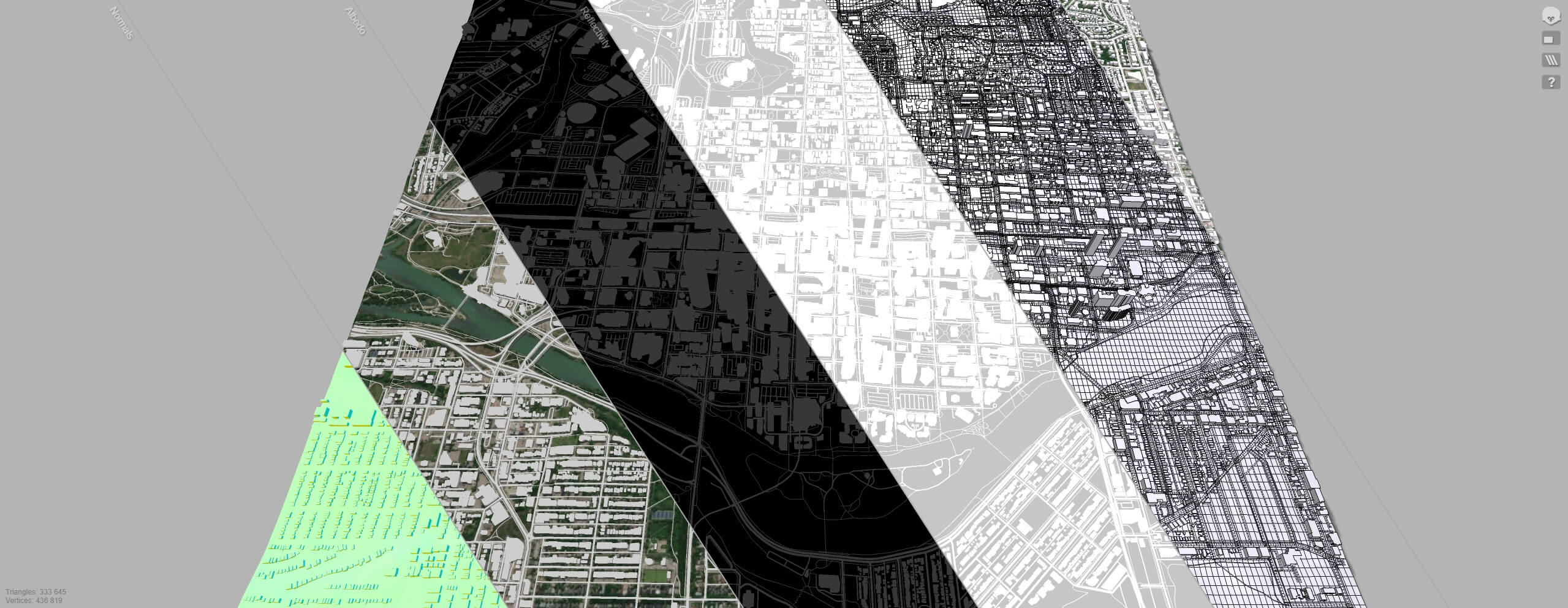 Cityscape Calgary Canada - 3D Model by clickshop3d