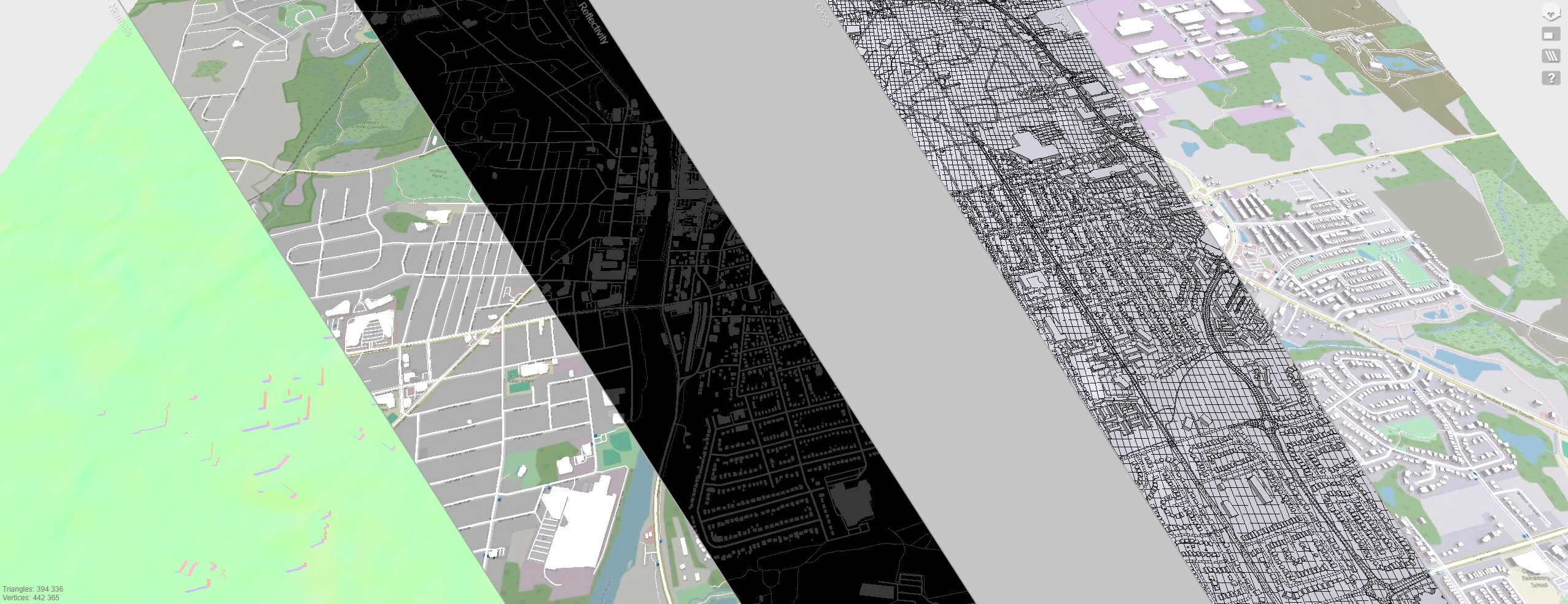 Cityscape Cambridge England - 3D Model by clickshop3d