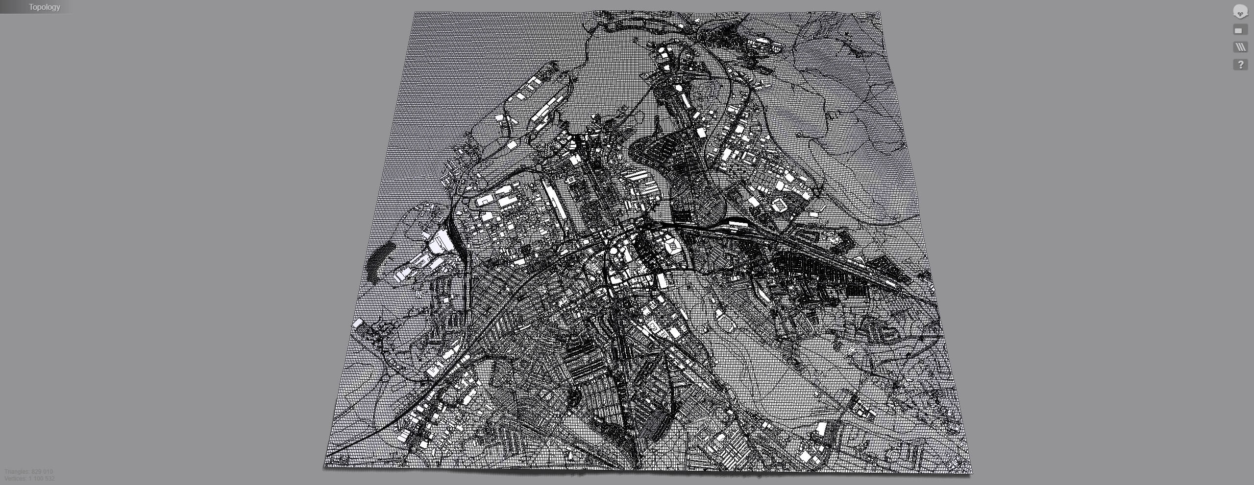 Cityscape Cardiff Great Britain - 3D Model by clickshop3d