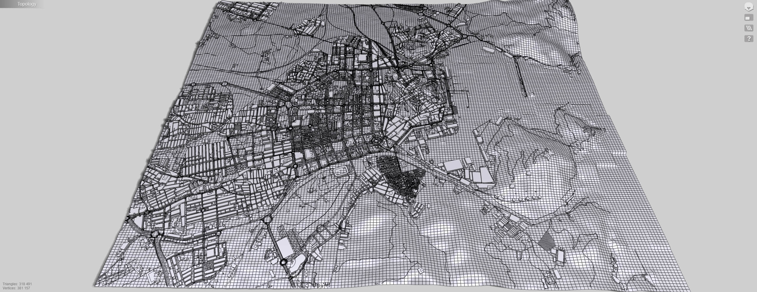 Cityscape Cartagena Columbia - 3D Model by clickshop3d