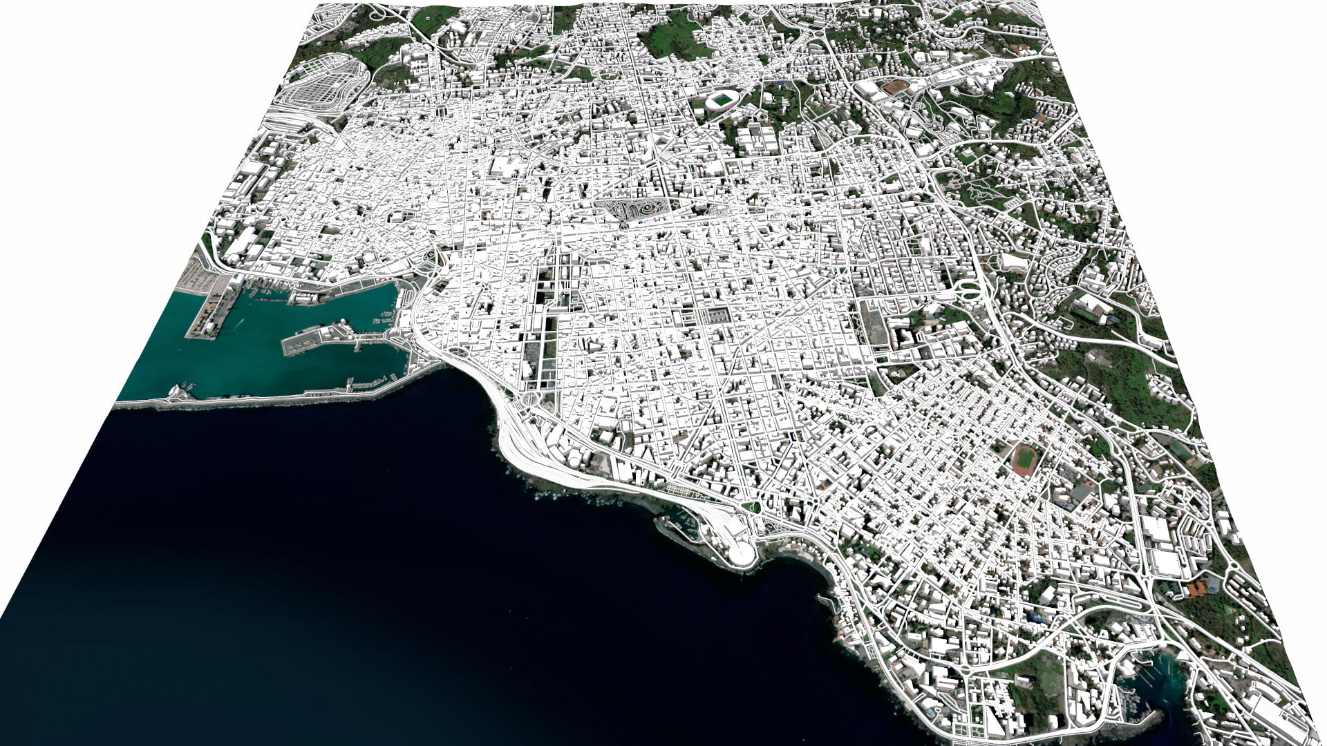 Cityscape Catania Sicily Italy - 3D Model by clickshop3d