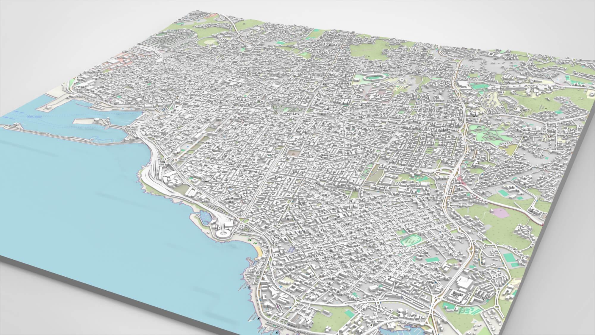 Cityscape Catania Sicily Italy - 3D Model by clickshop3d
