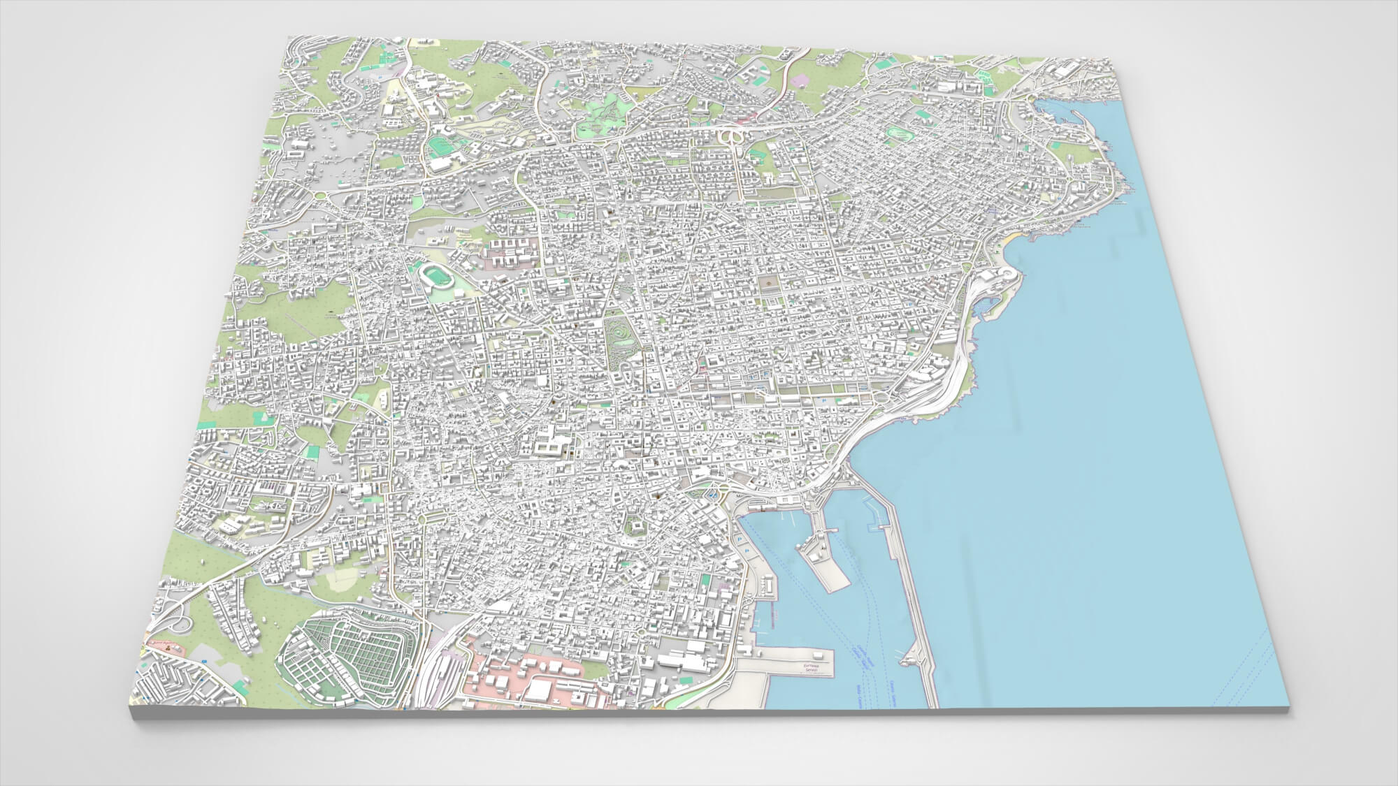 Cityscape Catania Sicily Italy - 3D Model by clickshop3d