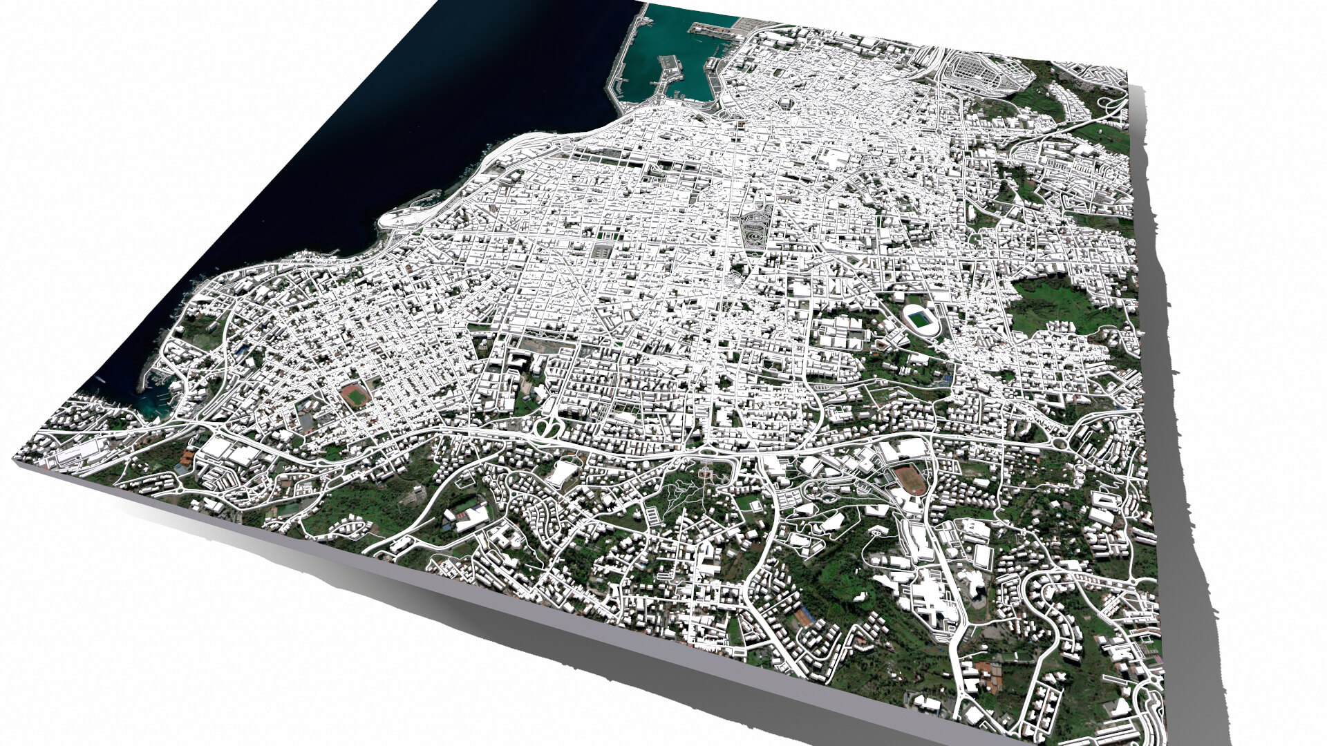 Cityscape Catania Sicily Italy - 3D Model by clickshop3d
