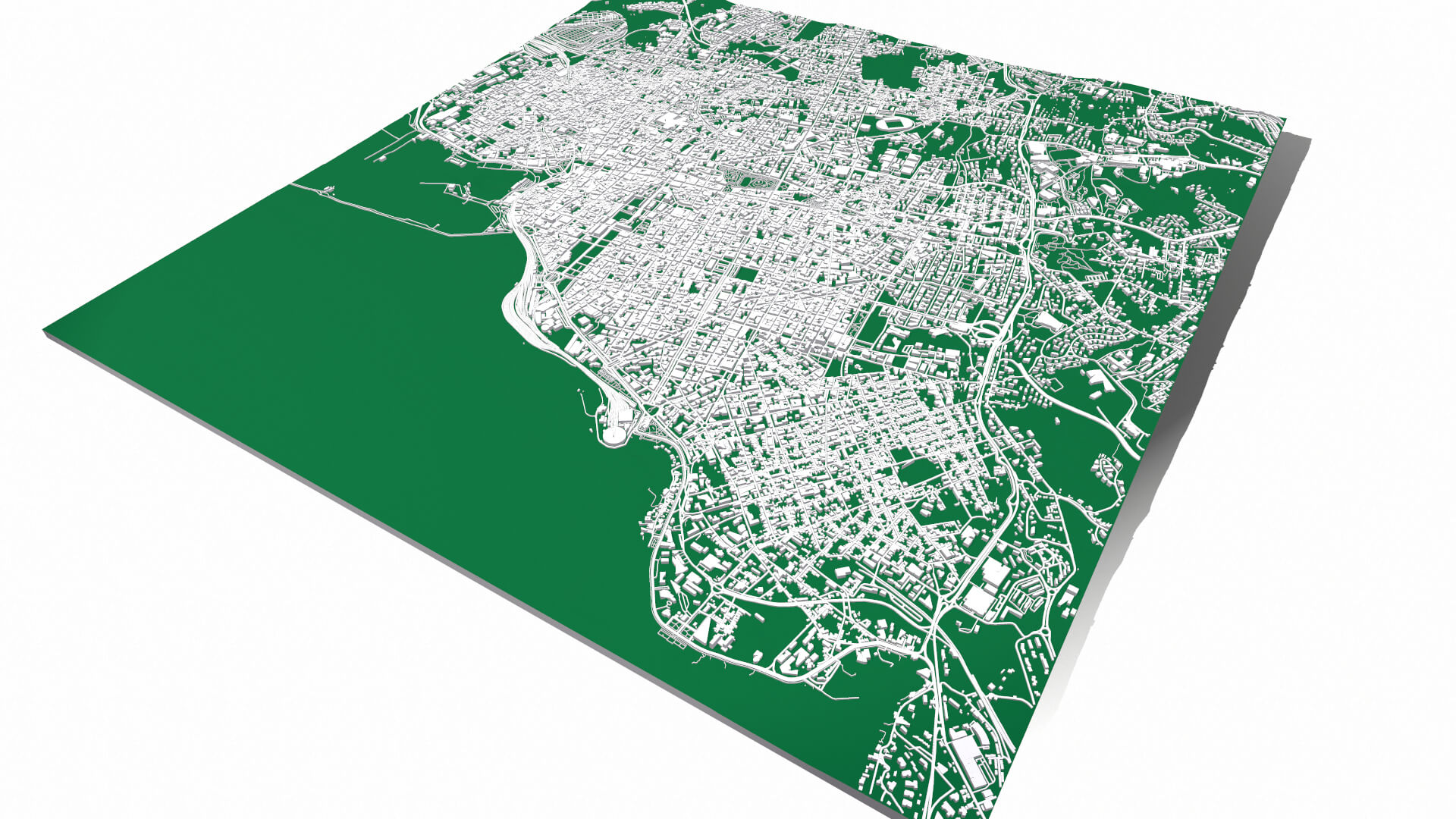 Cityscape Catania Sicily Italy - 3D Model by clickshop3d