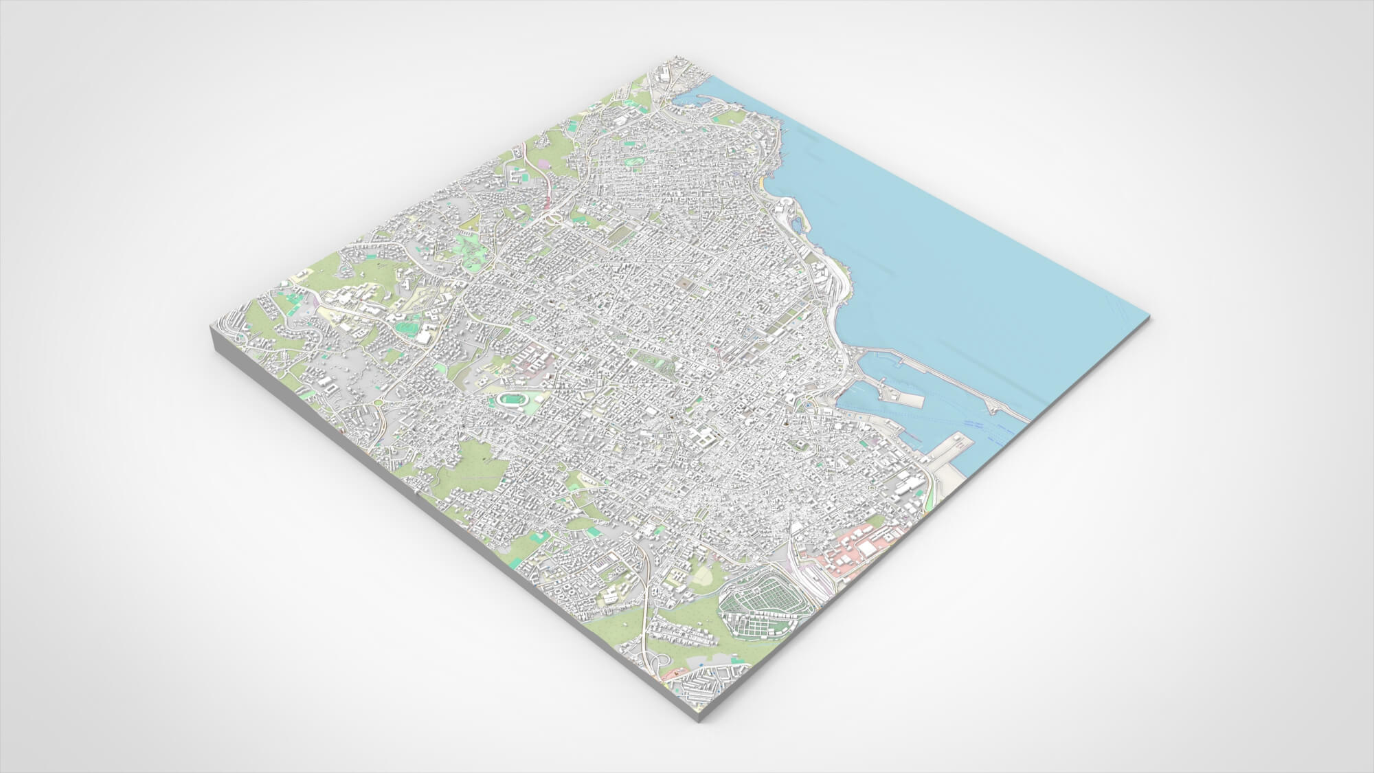 Cityscape Catania Sicily Italy - 3D Model by clickshop3d