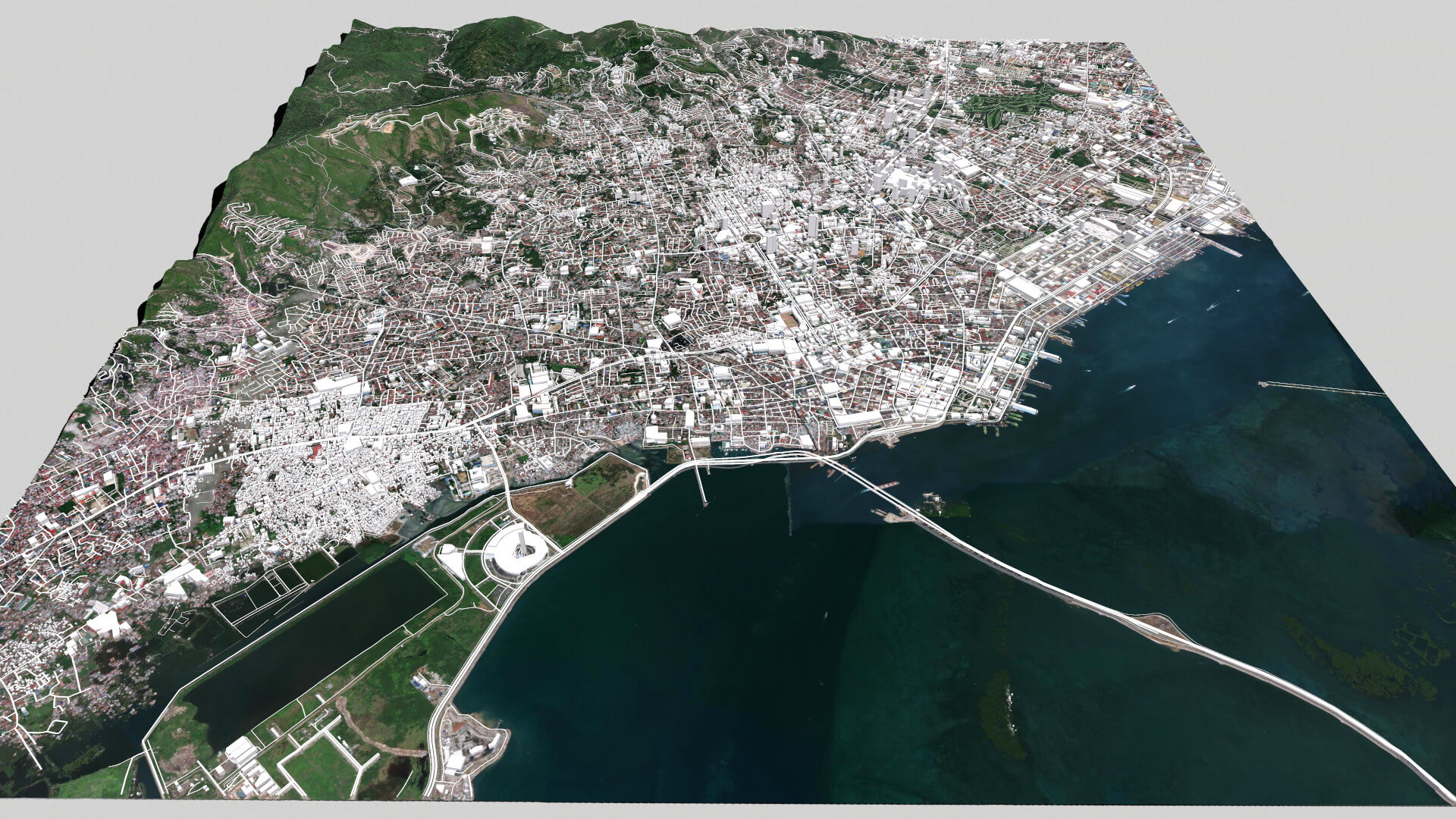 Cityscape Cebu Philippines - 3D Model by clickshop3d