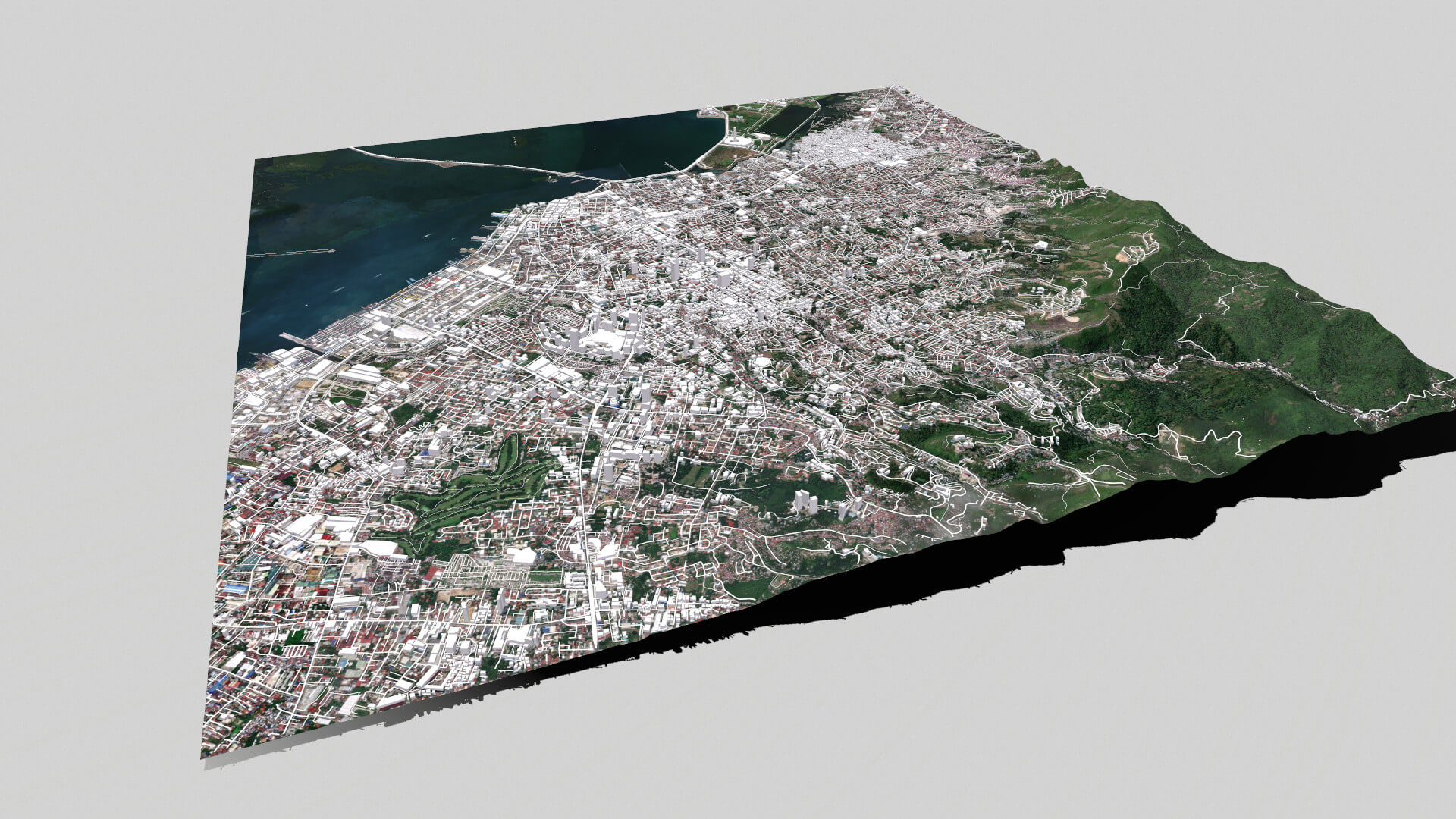 Cityscape Cebu Philippines - 3D Model by clickshop3d