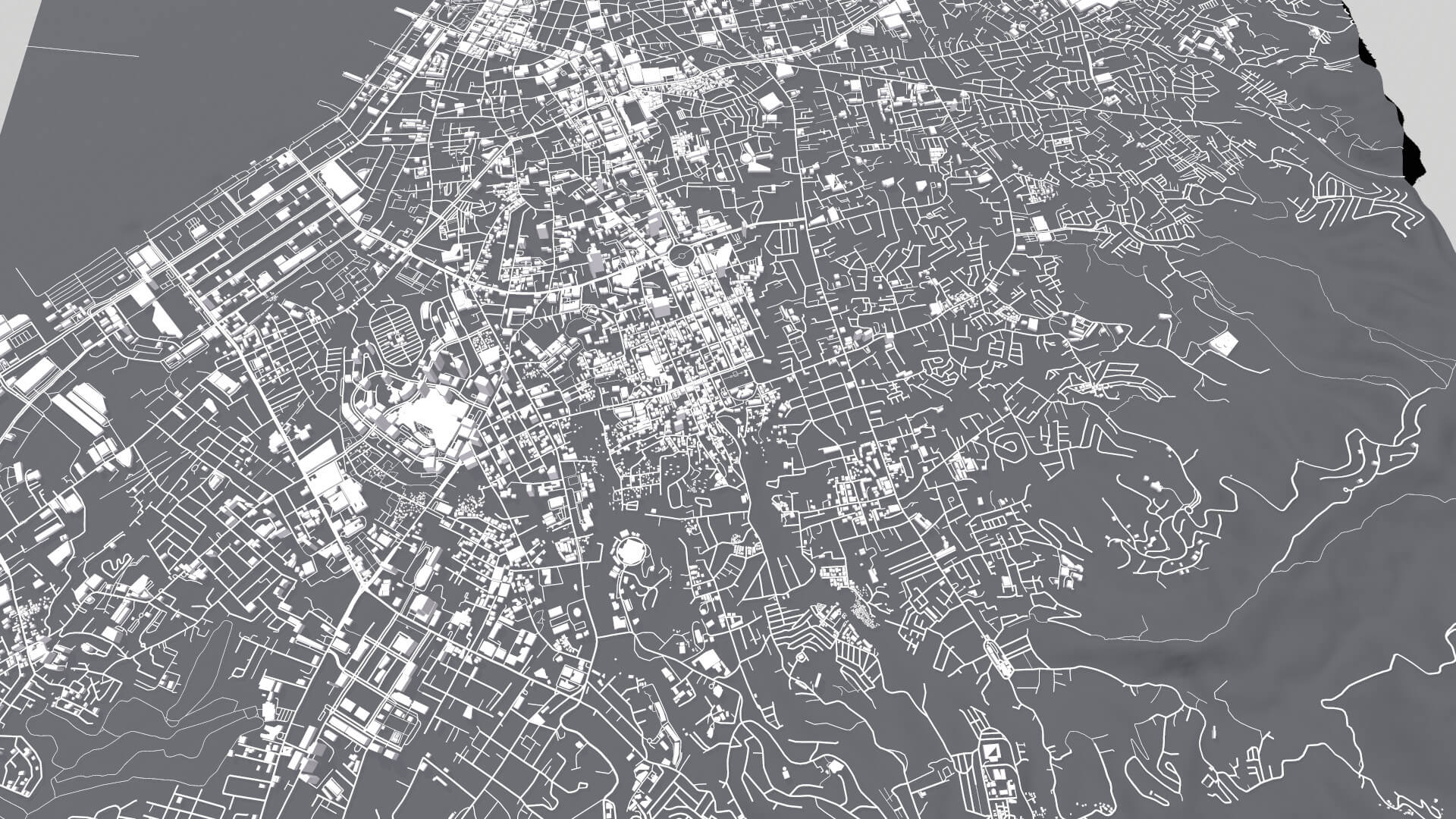 Cityscape Cebu Philippines - 3D Model by clickshop3d