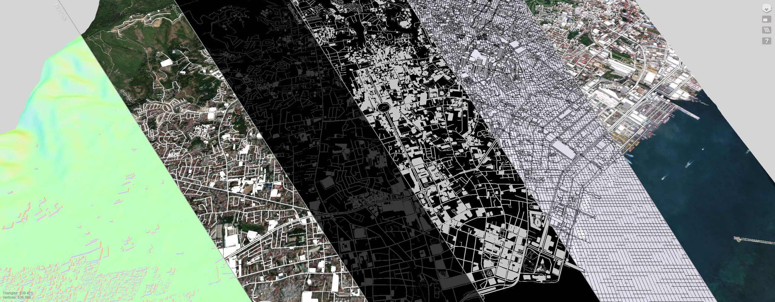 Cityscape Cebu Philippines - 3D Model by clickshop3d