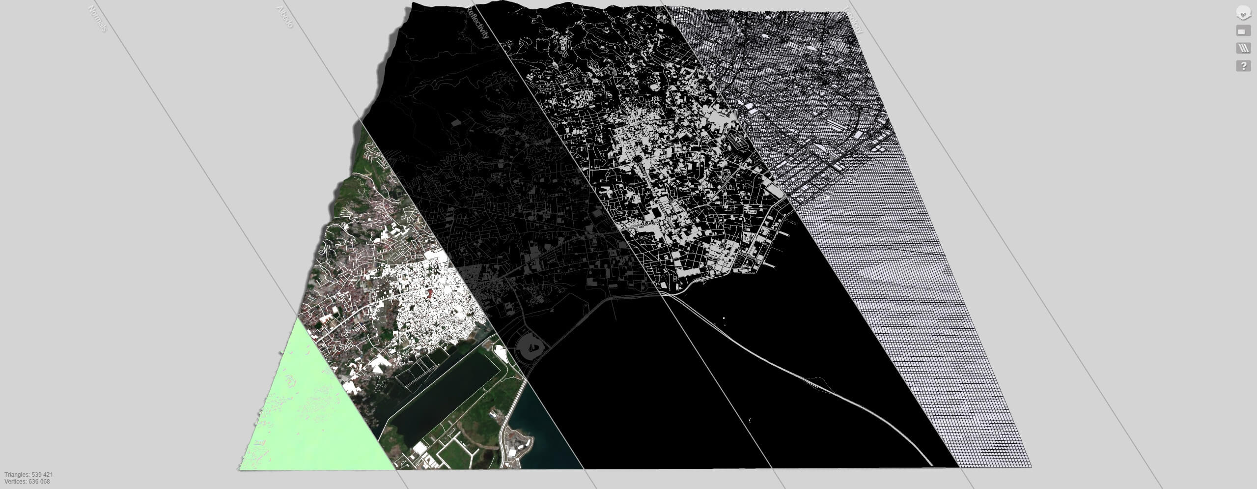 Cityscape Cebu Philippines - 3D Model by clickshop3d