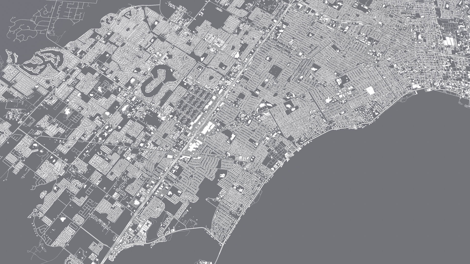 Cityscape Corpus Christi USA - 3D Model by clickshop3d